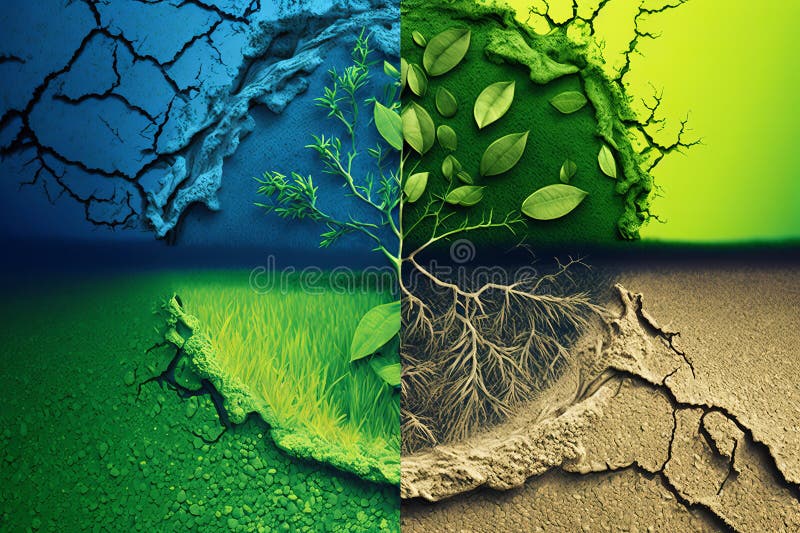 Rich Environment and in Arid Environments Stock Photo - Image of ...