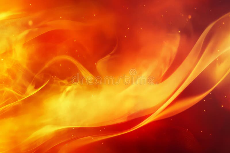 Rich Fiery Gradient Red Orange Gold Swirling Fluid Textures Bold ...
