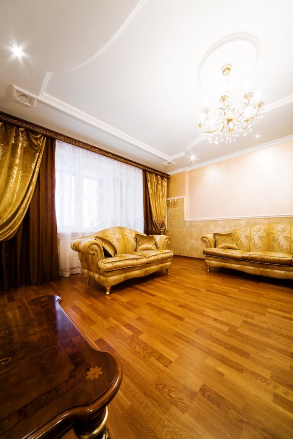 Rich flat stock photo. Image of light, indoors, parquet - 8061788