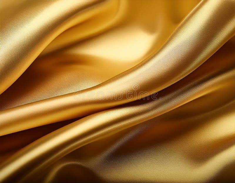 Rich Gold Silk Texture Background with a Warm, Luxurious Glow Stock ...
