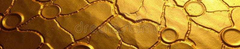 Rich, Golden Brass; Intricate Scratch Pattern , Worn, Aged Stock ...