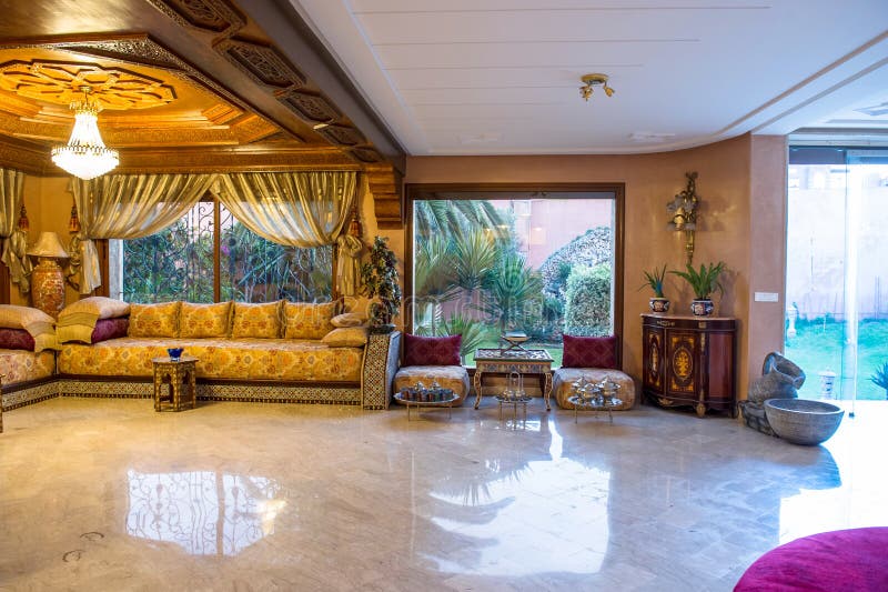 Big rich hall stock image. Image of king, door, design - 36308831