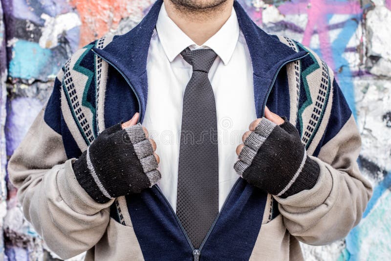 Rich and homeless stock photo. Image of charity, antisocial - 75975438