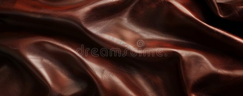 Rich Leather Background in Deep Brown, with a Smooth, Polished Texture ...