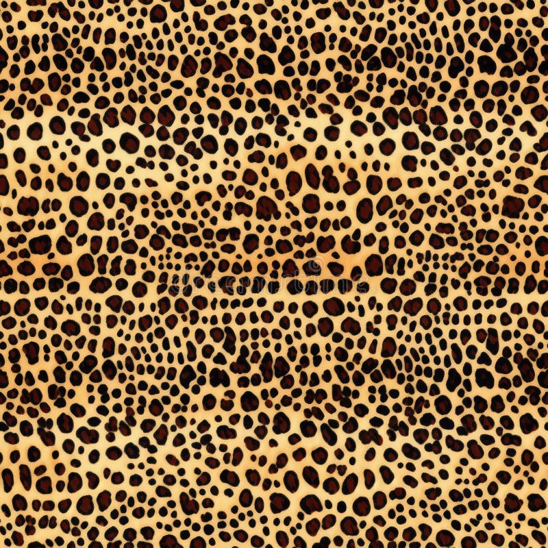 A Rich Leopard Pattern with Deep Brown Spots, Ideal for Fall Season ...