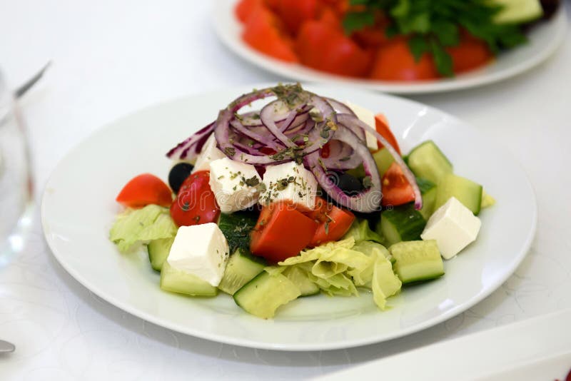 Cold Dishes and Snacks on the Festive Table Stock Image - Image of ...