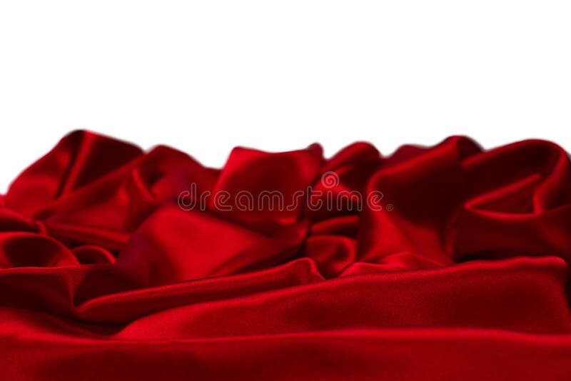 Rich and Luxury Red Silk Fabric Texture Background Stock Photo - Image ...