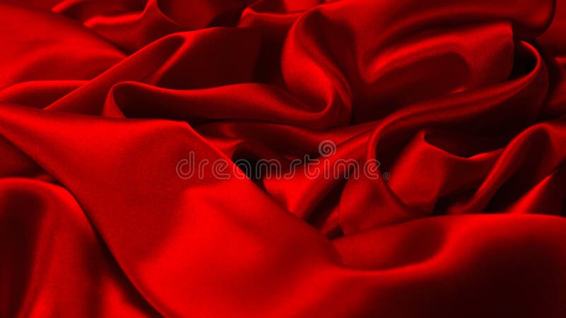 Rich and Luxury Red Silk Fabric Texture Background Stock Image - Image ...