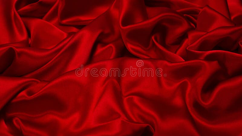 Rich and Luxury Red Silk Fabric Texture Background Stock Photo - Image ...