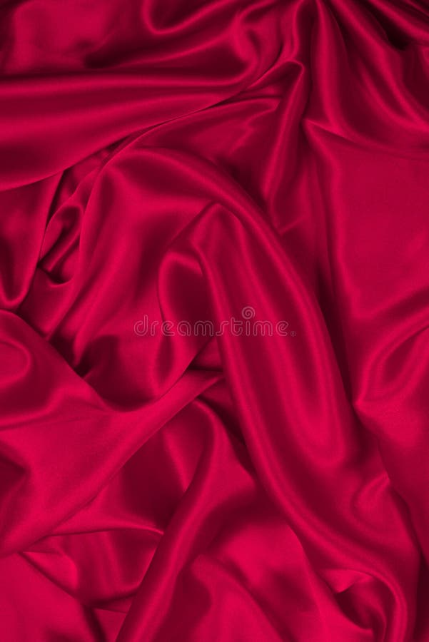 Rich and Luxury Red Silk Fabric Texture Background Stock Image - Image ...