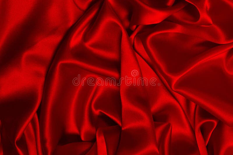 Rich and Luxury Red Silk Fabric Texture Background Stock Photo - Image ...