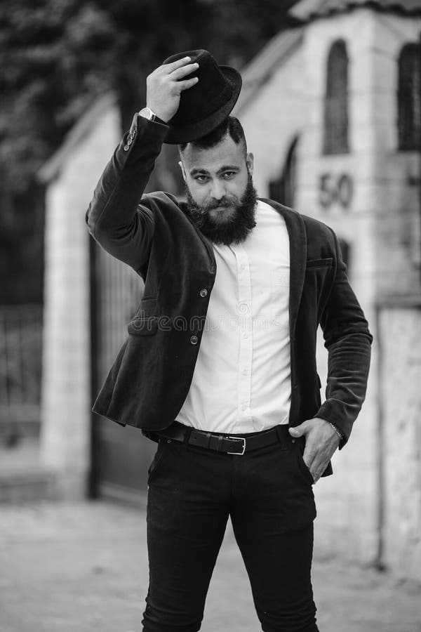 Rich Man with a Beard, Thinking about Business Stock Image - Image of ...