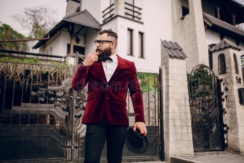 Rich man stock image. Image of glasses, casual, face - 54410891