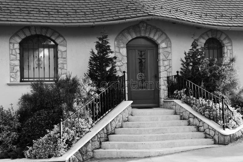 Rich man s place stock image. Image of plants, house - 14454767