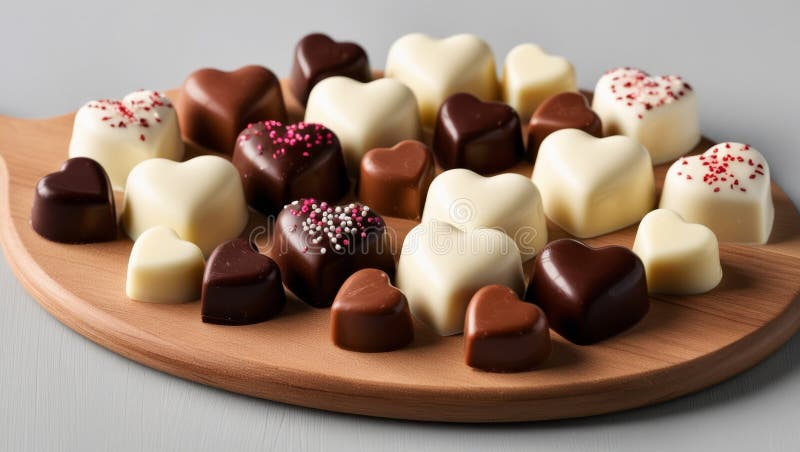 Rich Melted Chocolate Pattern, Elegantly Isolated on Clean White ...