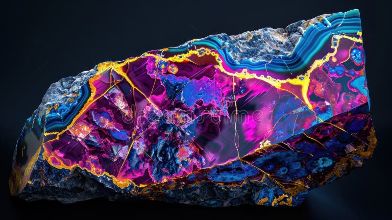 Rich Metal Ore Formations Distinct Natural Patterns Stock Photos - Free ...