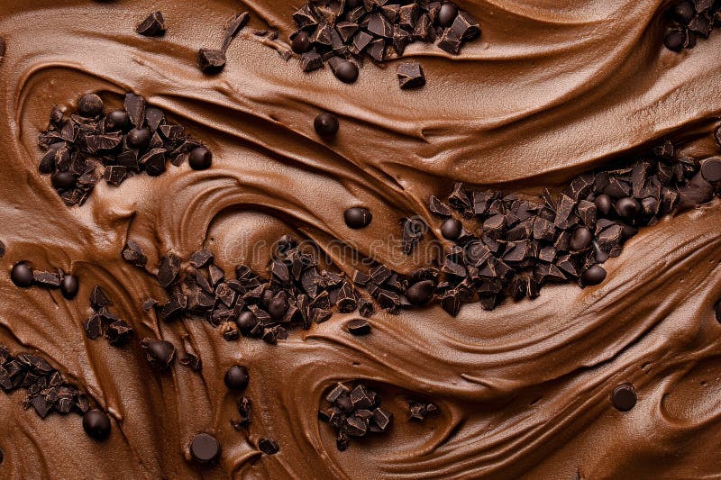 A Rich Mocha Mousse Background Featuring Smooth Chocolate Swirls and ...