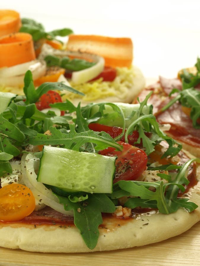 Rich pizza, closeup stock photo. Image of diet, healthy - 25734056