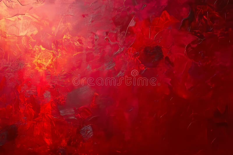 Rich Red Abstract Background Featuring Intricate Glowing Patterns Bold ...