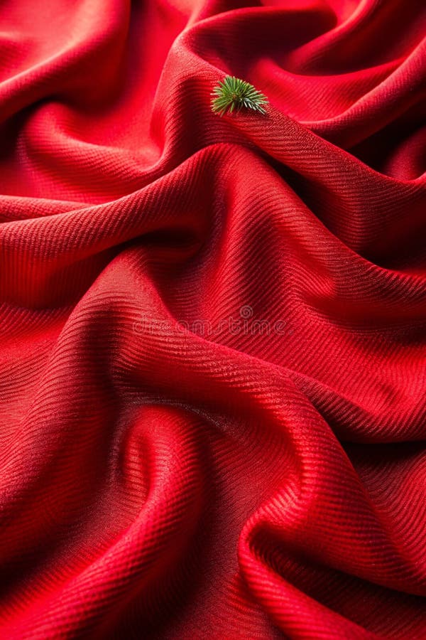 Red Cloth Waves Texture Background Stage Shot in Table Top for ...