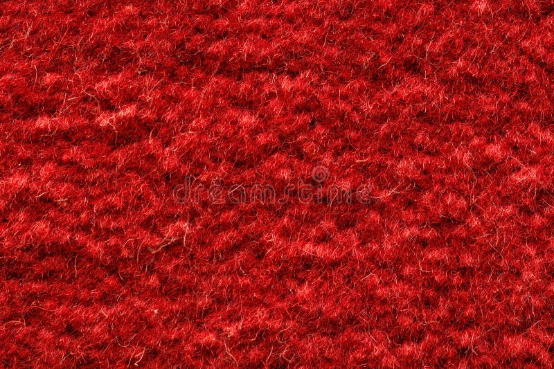 Rich Red Textured Wool Fabric Background Filled with Soft Fibers Stock ...