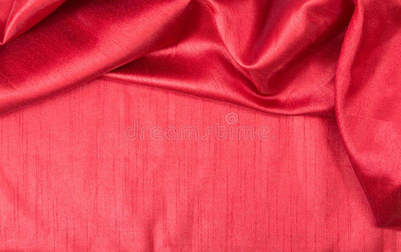 Rich Red Wavy Fabric Background. Stock Image - Image of celebration ...