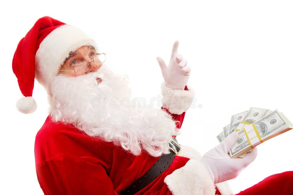 Rich Santa stock photo. Image of eyeglasses, rich, person - 16064142