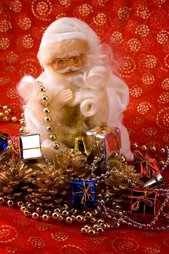 Rich Santa Claus stock image. Image of golden, silver - 11861765