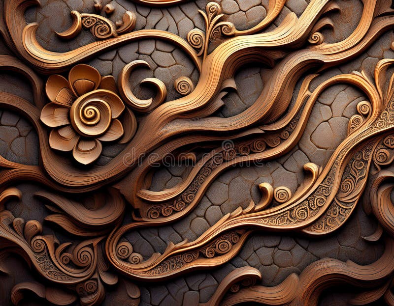 Rich Stone Texture Background with Intricate Patterns and Natural ...