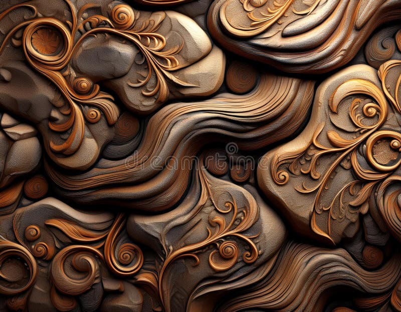 Rich Stone Texture Background with Intricate Patterns and Natural ...