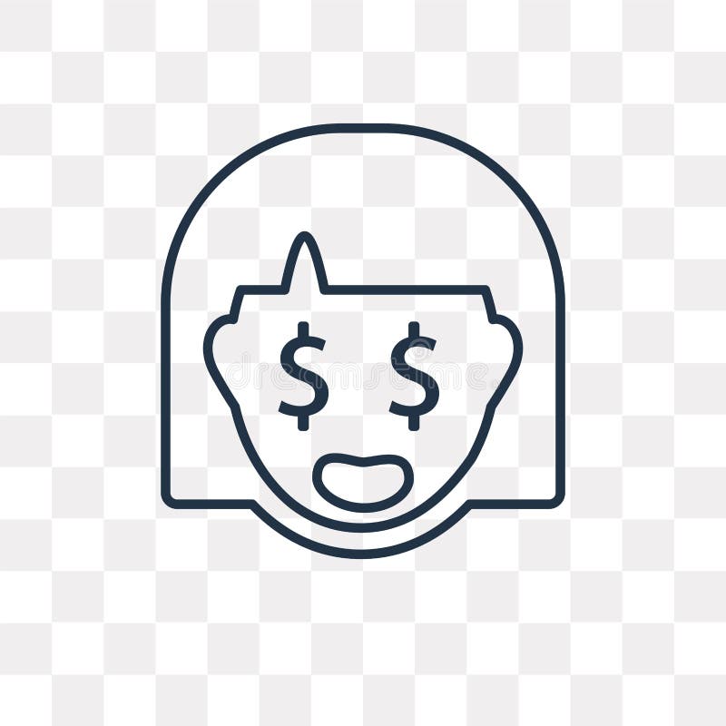 Rich Man Linear Icon. Modern Outline Rich Man Logo Concept on Wh Stock Vector - Illustration of ...