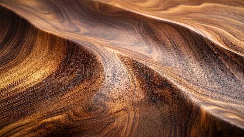 Rich Walnut with a Deep, Warm Color and Elegant, Flowing Grain Lines ...