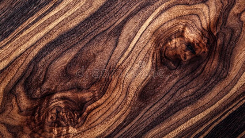 Rich Walnut with a Deep, Warm Hue and Prominent, Elegant Grain Patterns ...