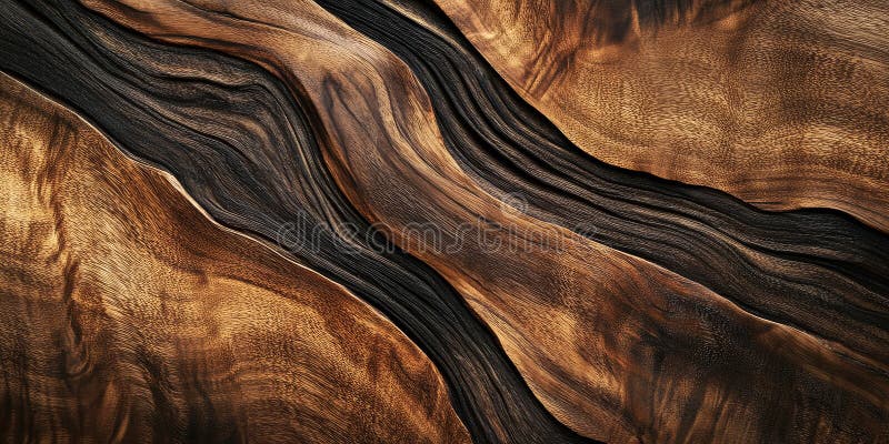 Rich Walnut Wood Texture with Dark Chocolate Tones and Smooth Grain ...