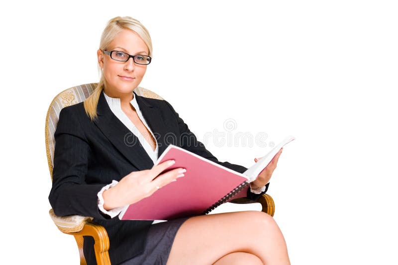Rich young busness woman. stock photo. Image of female - 21764370