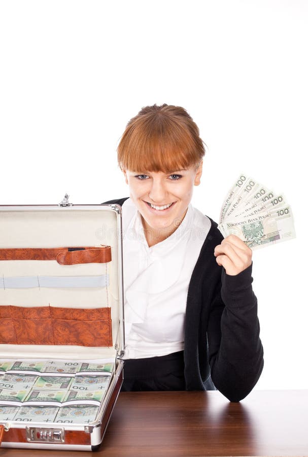 Rich young woman stock image. Image of activity, bill - 14203179