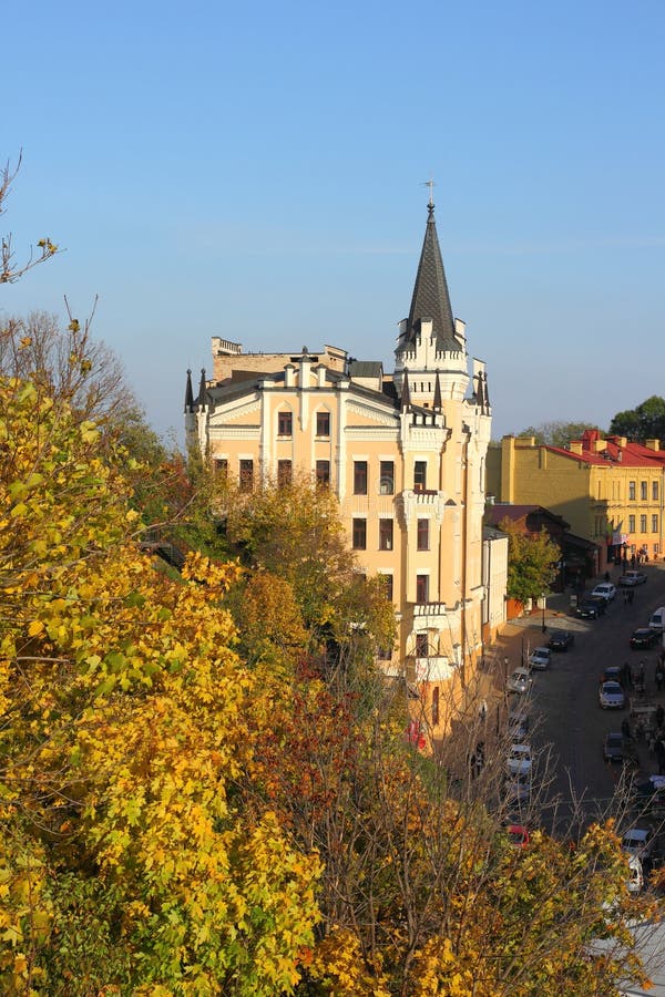 ` Richard-` S Schloss ` in Kiew Stockfoto - Bild von ukraine, ruhe ...