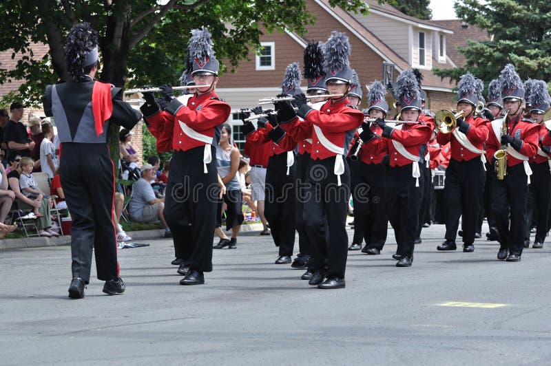 Richfield High School Marching Band in Parade Editorial Photography ...