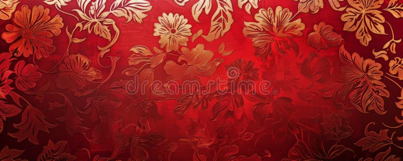 A Richly Patterned Red Paper Backdrop, Showcasing Vibrant Designs and ...