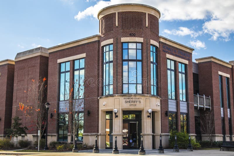 Richmond County Sheriffs Office Editorial Stock Photo - Image of city ...