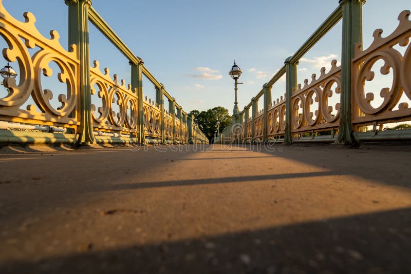 Richmond Lock Bridge in Richmond-upon-thames, England Stock Image ...