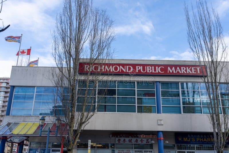 Richmond Public Market. BC, CANADA Editorial Stock Image - Image of ...