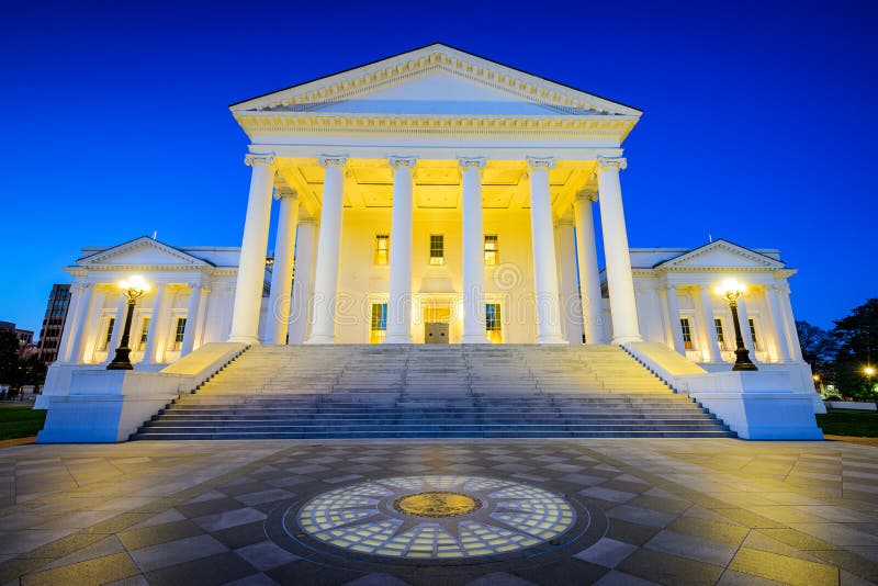 Virginia State Capitol Building, Richmond Stock Photo - Image of ...