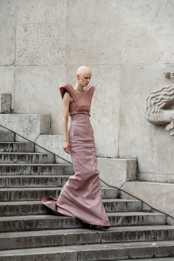 Rick Owens SS24 Runway Show in Paris Editorial Photo - Image of week ...