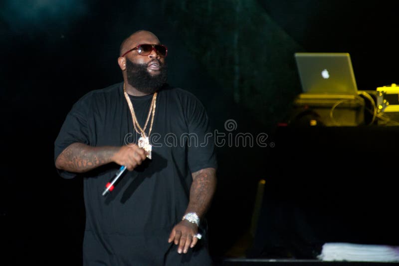 Rick Ross editorial photo. Image of tour, sacramento - 21036826