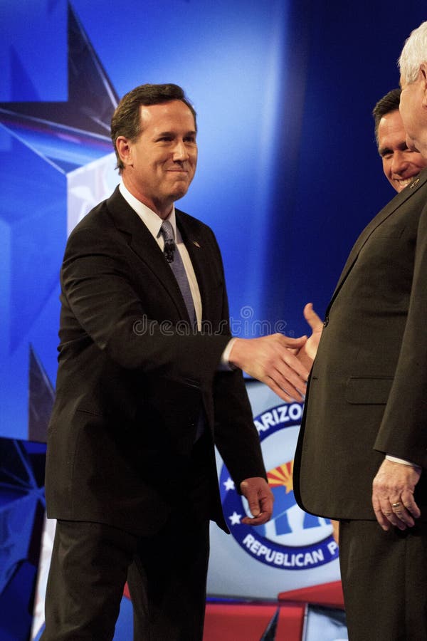 Rick Santorum at GOP Debate 2012 Editorial Stock Photo - Image of ...