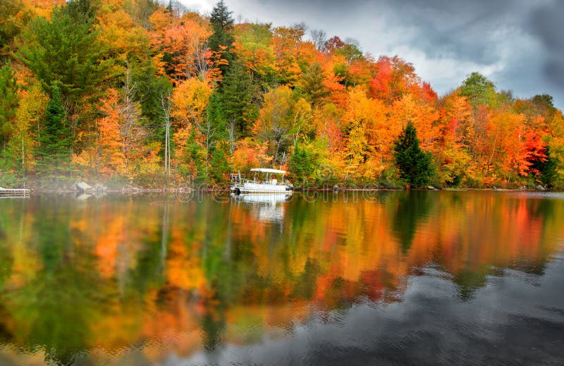 Ricker pond in Vermont stock image. Image of ricker - 112388957