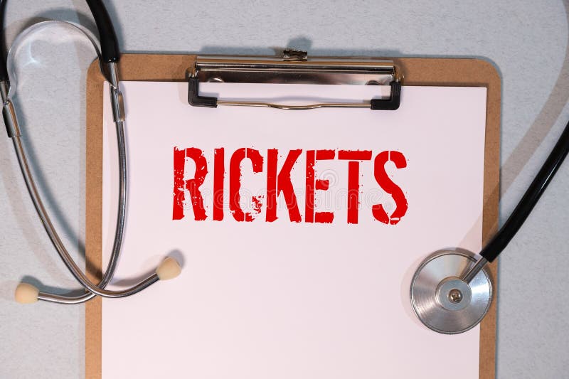 Rickets Written on Book with Tablets. Medicine Concept. Stock Photo ...