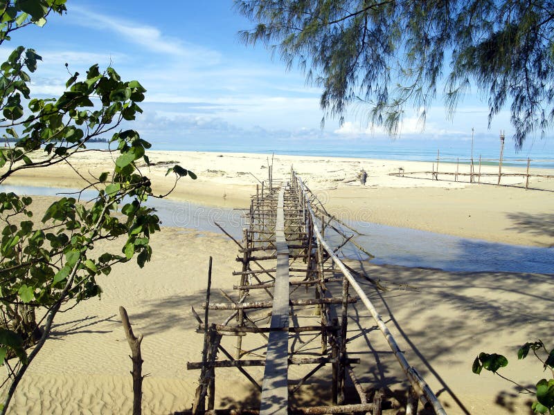 Rickety Bridge stock image. Image of travel, dirt, bridge - 31513927