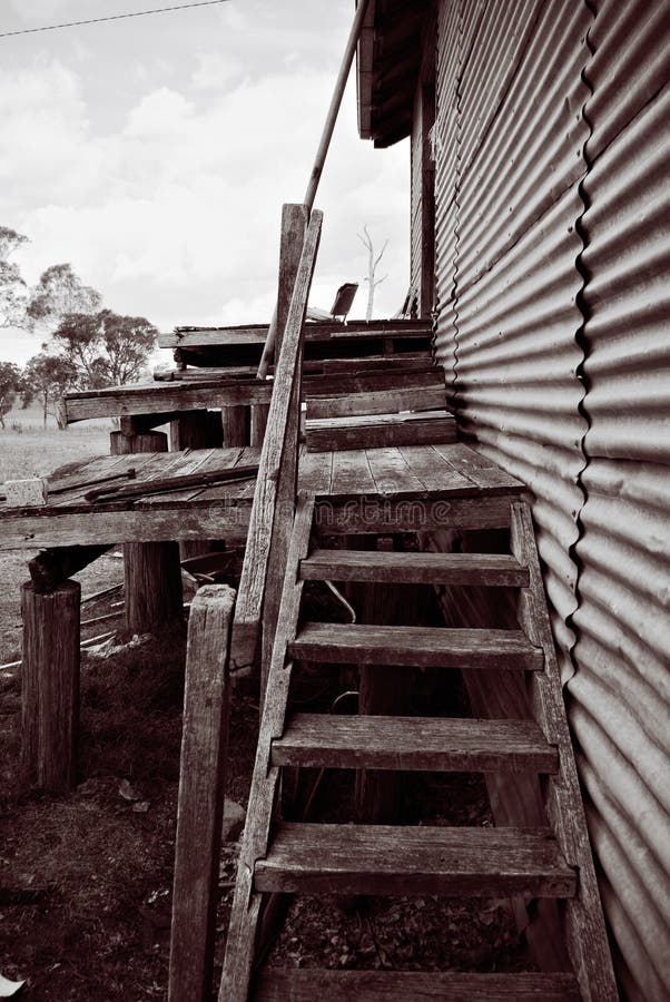 The rickety stairs stock photo. Image of rise, climb, perilous - 2353190